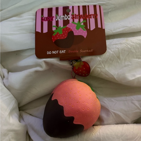 Toys | Puni Maru Super Jumbo Strawberry Squishy | Poshmark